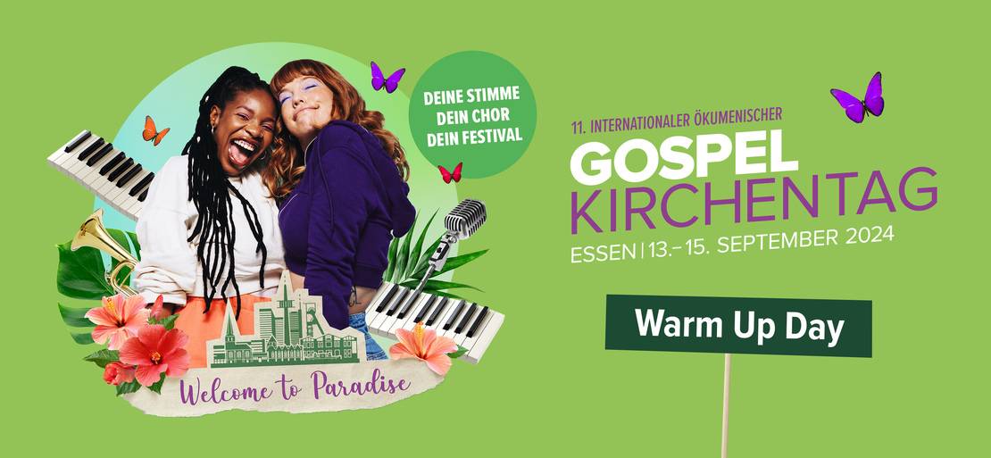 Aufwärmen für den Gospelkirchentag 2024 in Essen - news.ekir.de
